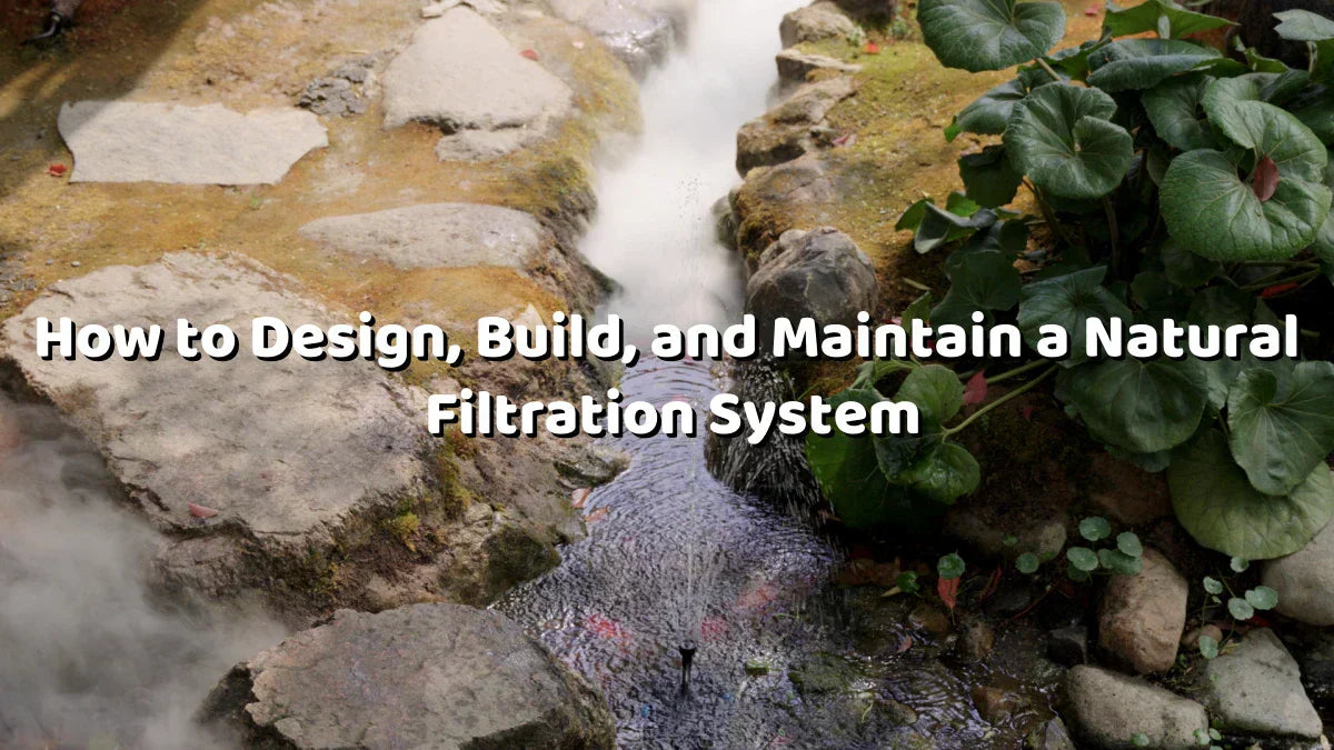 Biological Pond Filter Design