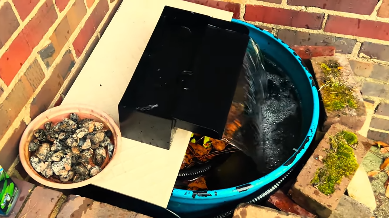Upgrading My Garden Pond with a PopoSoap Waterfall Box