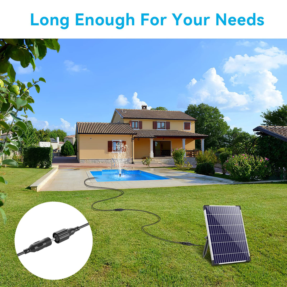 Solar Panel Extension Cord DC 3515 | Durable Outdoor Cable